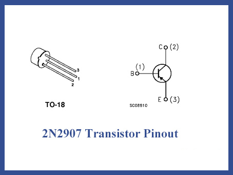 2N2907 Bipolar PNP Transistor: Pinout, Datasheet and Equivalent
