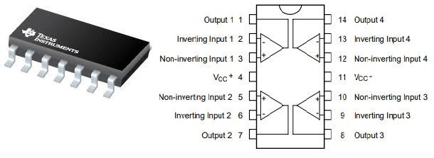 TL074ID OP-AMP: Pinout, Specification, and Datasheet