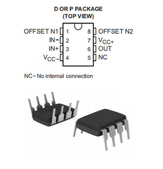OP07CP Operational Amplifier: Feature, Pinout and Datasheet