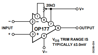 OP177 Operational Amplifiers: Pinout, Features and Datasheet