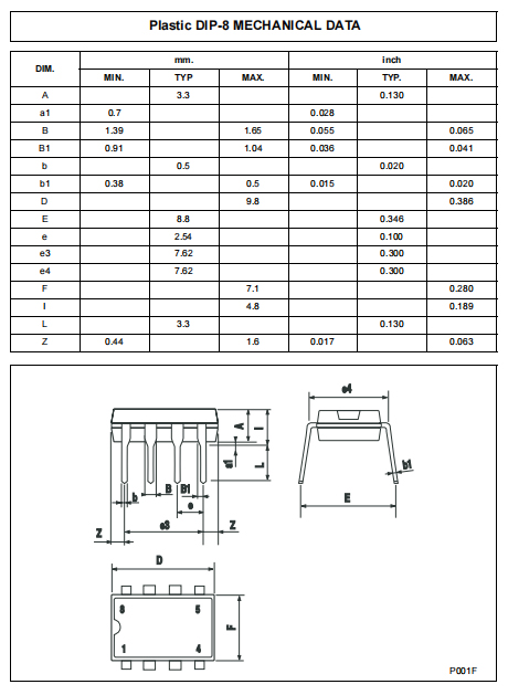 LM311N Voltage Comparator: Pinout, Package and Datasheet PDF