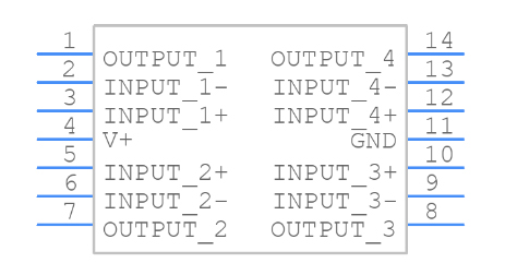 LM324N Operational Amplifiers: Pinout, Datasheet and Features