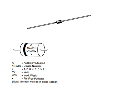 1N4001 Diodes: Pinout, Datasheet and Alternatives