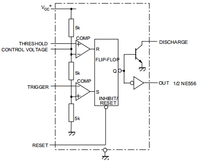 NE556 Dual Timer IC: Circuit, Pinout and Datasheet