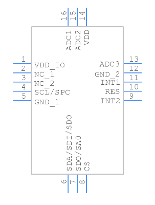 LIS3DH Accelerometer: Datasheet, Pinout, Functionality, and Block Diagram
