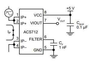 ACS712 Current Sensor: Pinout, Datasheet and Circuit