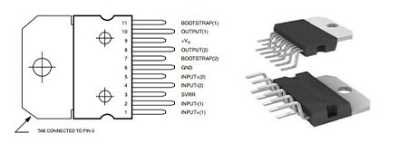 TDA2005R Amplifier: Pinout, Datasheet, Features and Circuit