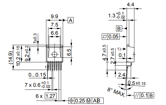 BTS7960B Motor Driver: Datasheet PDF, Pinout, Application Circuit