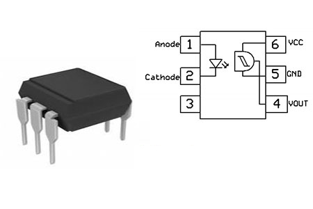 H11L1 Trigger Photocoupler: Pinout, Datasheet and Circuit