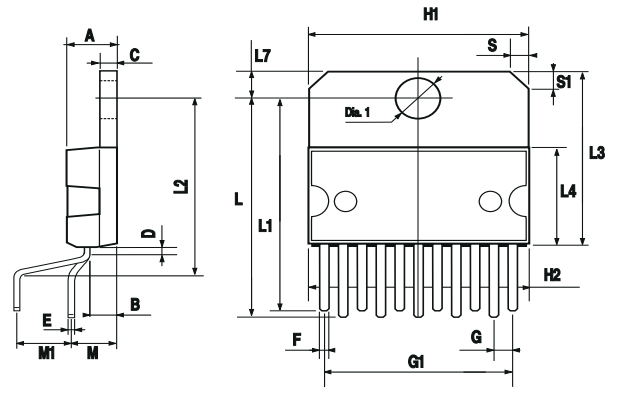 TDA7265 Audio Amplifier: Pinout, Datasheet, and Application Circuits