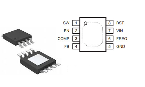 MP1584EN Step-Down Converter: Datasheet, Pinout and Circuit