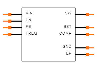 MP1584EN Step-Down Converter: Datasheet, Pinout and Circuit