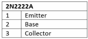 2N2222A NPN Transistor: Datasheet, Pinout and Equivalents