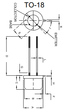 2N2222A NPN Transistor: Datasheet, Pinout and Equivalents