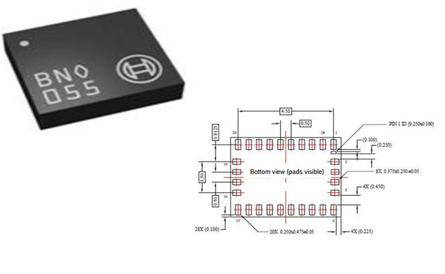 BNO055 Orientation Sensor: Datasheet, Pinout and Features