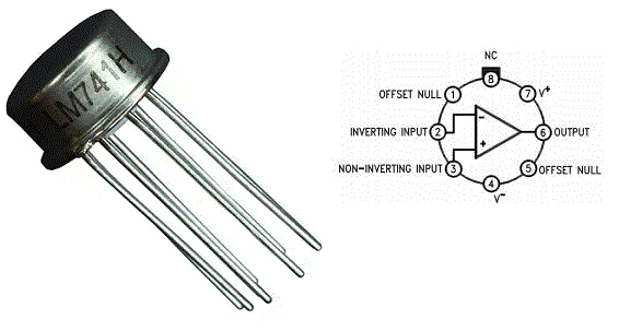 LM741H Operational Amplifier: Pinout, Datasheet, and Functional Block ...