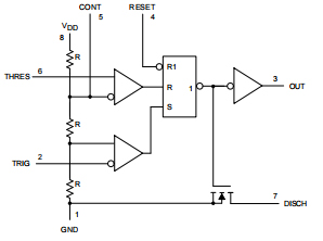 TLC555 Timer: Pinout, Package and Datasheet