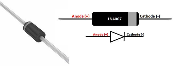 1N4007 Rectifier Diode: Pinout, Datasheet, and Applications