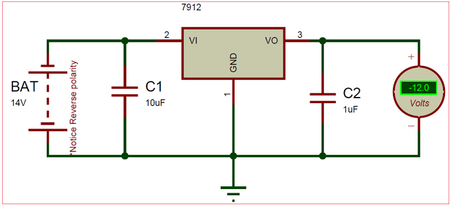 LM7912 Negative Regulators: Diagram, Pinout and Datasheet