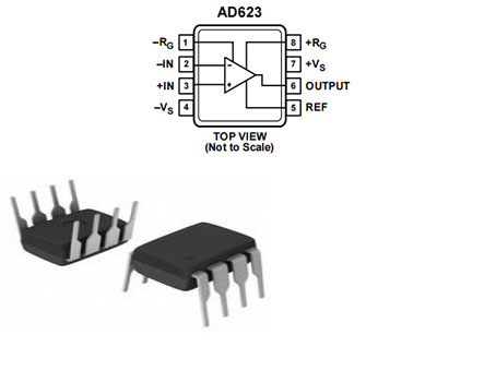 AD623 Instrumentation Amplifier: Pinout, Circuit and Alternatives