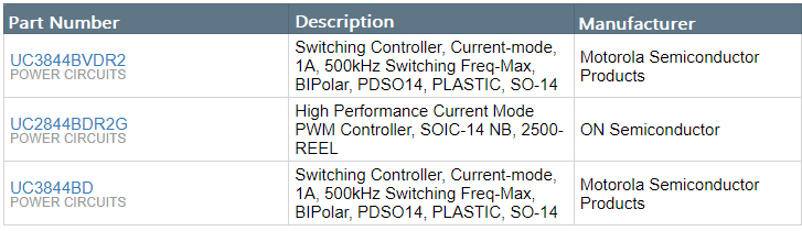 UC3844 PWM Controller: Uses, Pinout and Datasheet