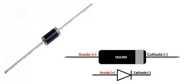 1N5399 Rectifier Diode: Pinout, Datasheet, and Specifications