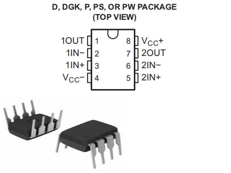 RC4558P Operational Amplifier: Layout, Pinout, and Datasheet
