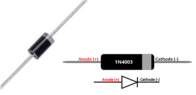1N4003 Rectifier Diode: Pinout, Datasheet, and 1N4003 vs 1N4007