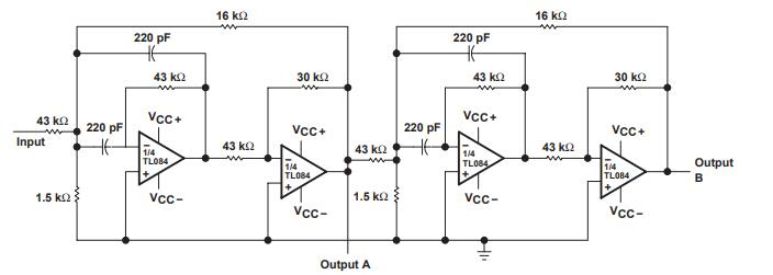 TL084CN Operational Amplifier: Pinout, Equivalent, Application