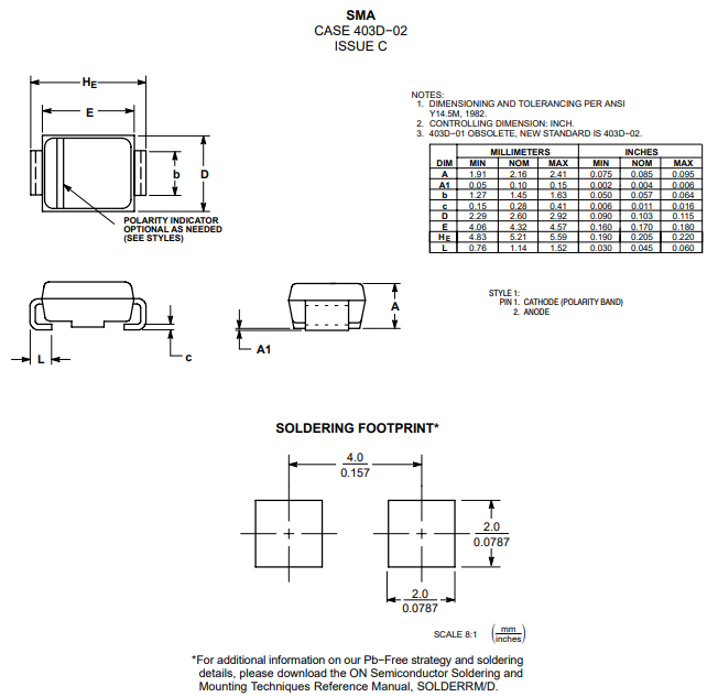 SS14 Diode: Package, Pinout and Datasheet