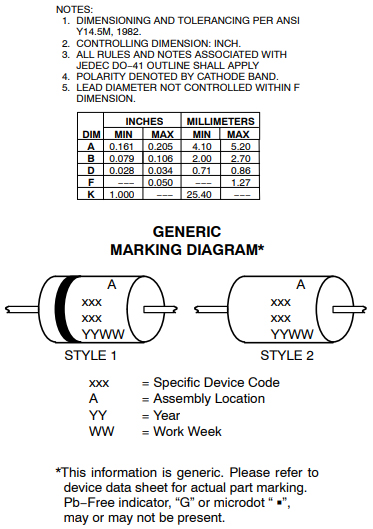 1N4005 Diode: Datasheet, Pinout, and Equivalents