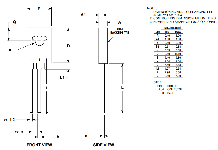 BD679 Transistor: Pinout, Equivalent and Datasheet