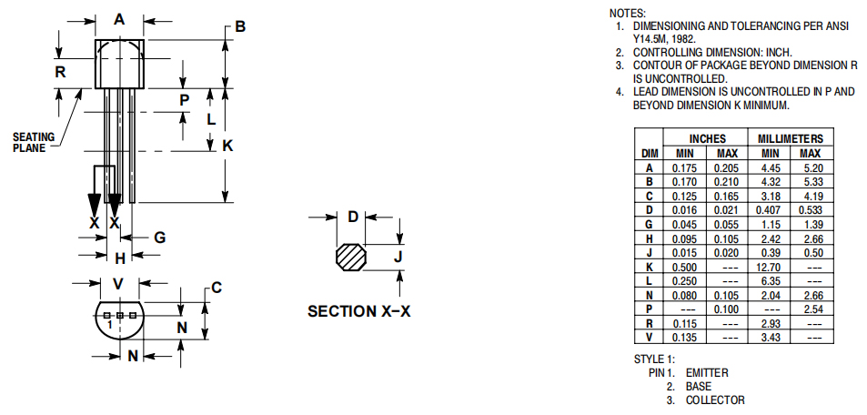 2N5088 Transistor : Pinout, Equivalent, Datasheet