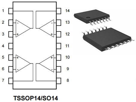 LM224 Operational Amplifier : Application, Pinout and Datasheet