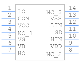 IR2110 Driver IC: Equivalent, Pinout and Test Circuit