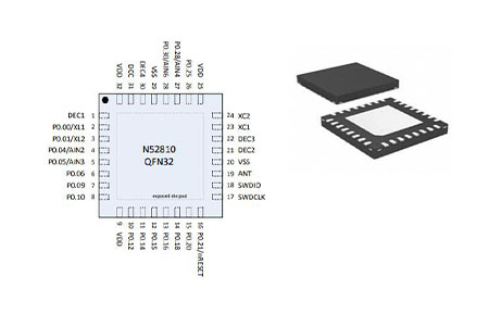 nRF52810 Multiprotocol SoC : Datasheet, Pinout, Schematic