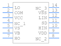 IR2112 Driver IC: Circuit, Pinout and Datasheet