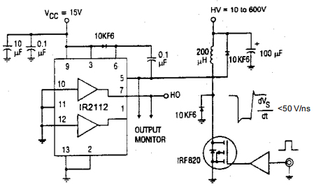 IR2112 Driver IC: Circuit, Pinout and Datasheet