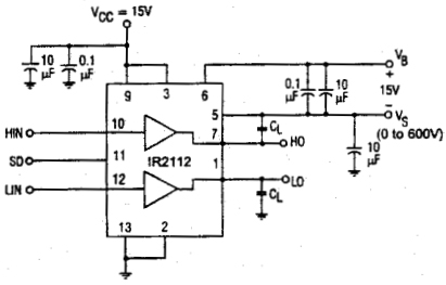 IR2112 Driver IC: Circuit, Pinout and Datasheet