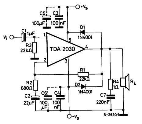 TDA2030 Audio Amplifier: Datasheet, Pinout and Equivalents