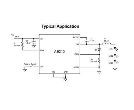 A6210 LED Driver: Datasheet, Pinout, Alternatives