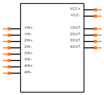 LM348 Operational Amplifier: Pinout, Datasheet and Application