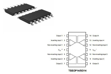 LM124 OP-AMP：Datasheet, Pinout, Advantage