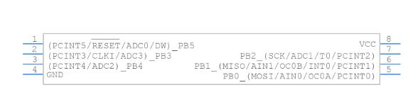 ATtiny13A 8-Bit Microcontroller: Datasheet, Specifications, Pinout