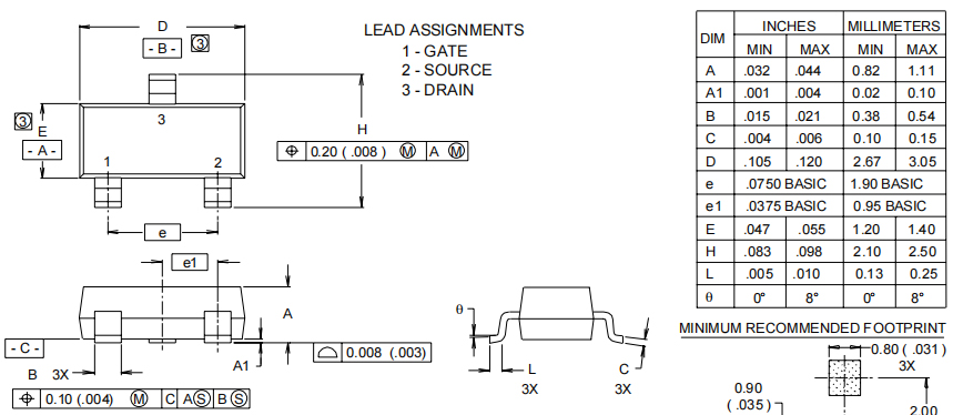 IRLML2502 Rectifier: Package, Pinout, and Datasheet