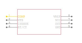 UC3842 PWM controller: Datasheet, Application, Circuit