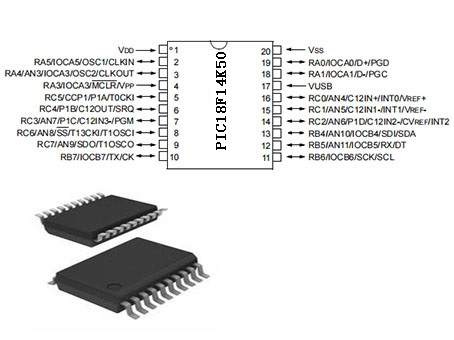 PIC18F14K50 Microcontroller: Features, Pinout, and Datasheet
