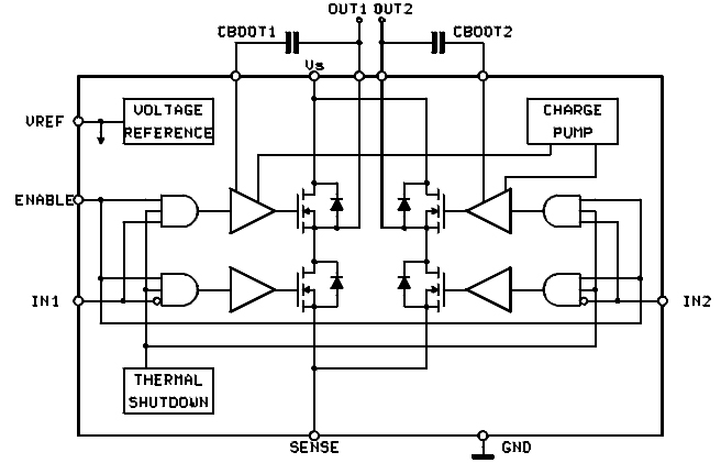 L6203 Bridge Driver: Circuit, Pinout, and Datasheet