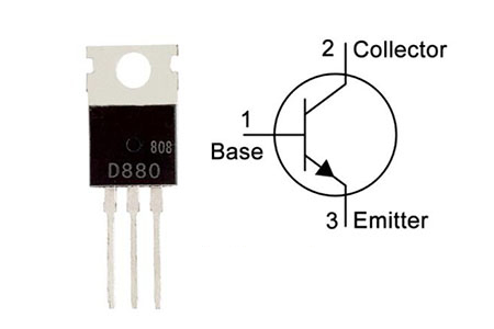 D880 NPN Transistor: Datasheet, Pinout and Equivalent