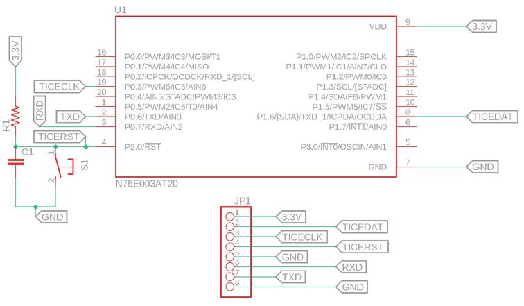 N76E003AT20 Microcontroller: Pinout, Datasheet and Programming